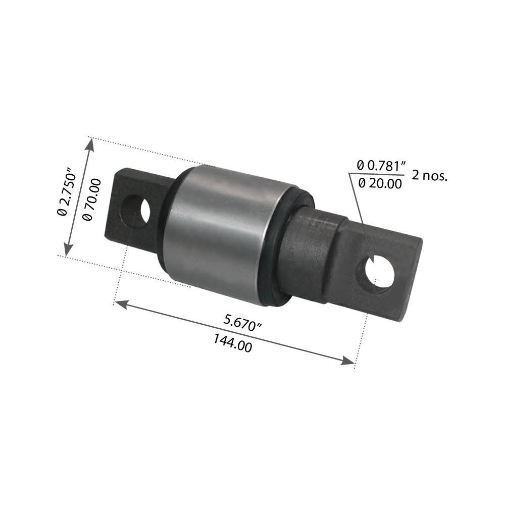 46734000 TORQUE ARM BUSH | FortPro