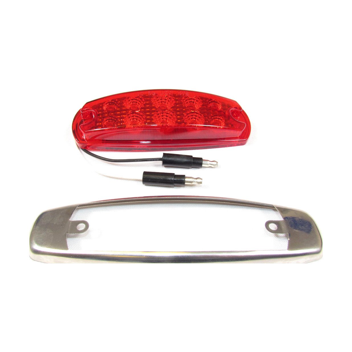 RED OVAL MARKER LIGHT 10 LED | FortPro