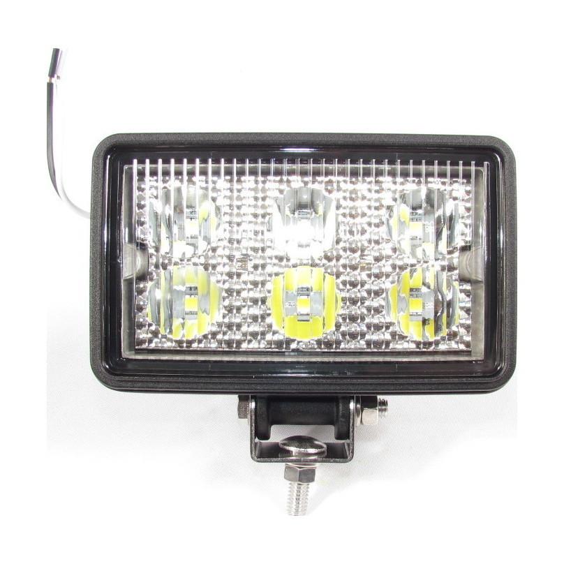 WORK LAMP RECTANGULAR HIGH POWER 6 LED 9 - 32 VOLT | FortPro