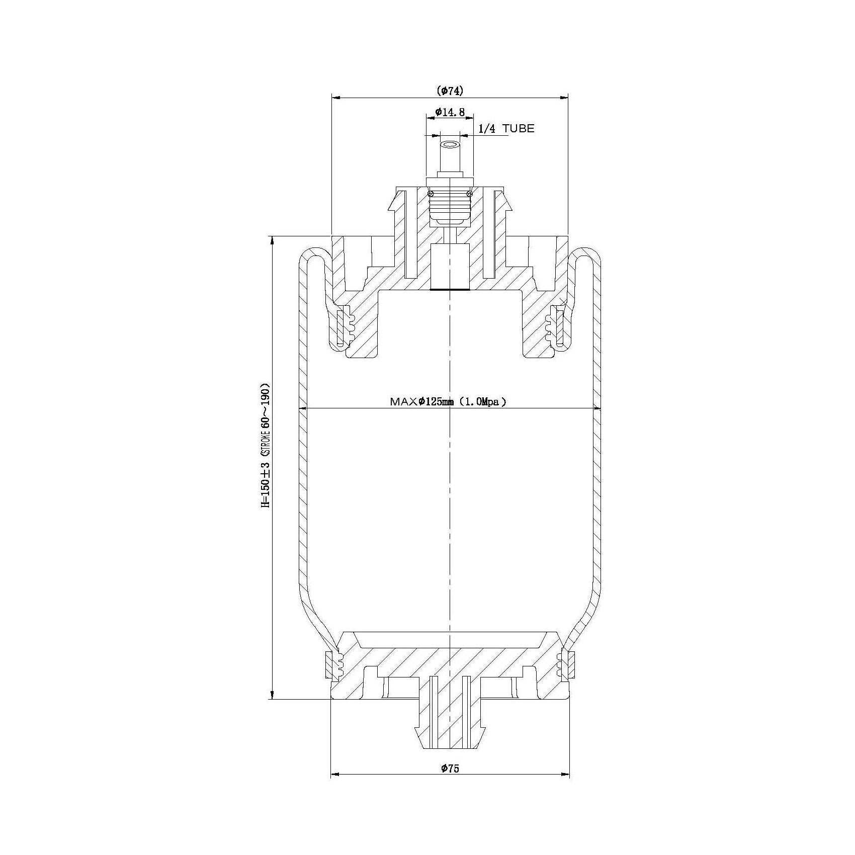 F7206 AIR SPRING CAB SUSPENSION | FortPro