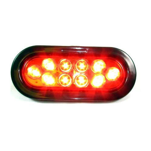 RED, OVAL MARKER LIGHT LED KIT | FortPro